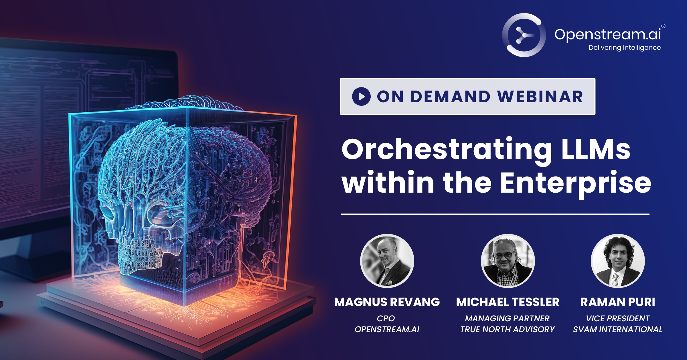 Webinar: Orchestrating LLMs within the Enterprise | Openstream.ai